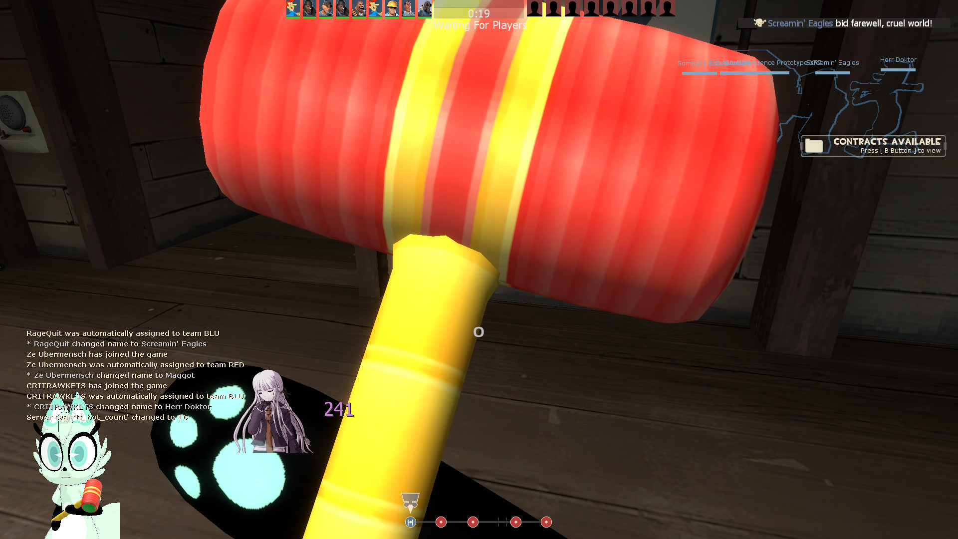 (Miside) cappie's toy hammer Mod for Team Fortress 2 | TF2 Mods