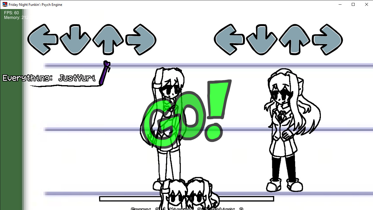 Yuri's Diary: Rewritten Mod for Friday Night Funkin' | FNF Mods