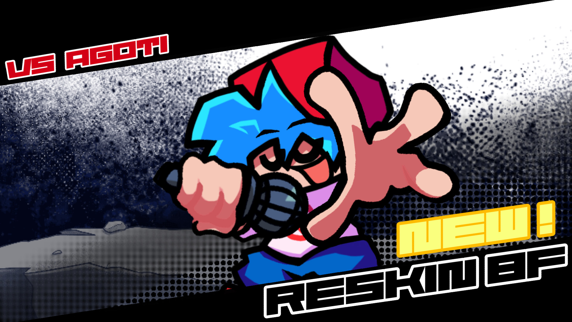 R-StyleBF Reskin Mod for Friday Night Funkin' | FNF Mods