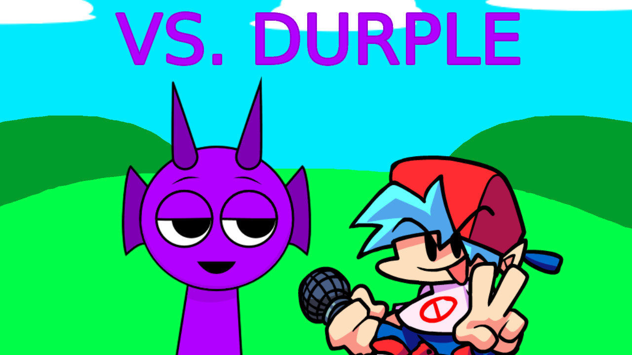 [1.5 UPDATE] Vs. Durple (Sprunki) Mod for Friday Night Funkin' | FNF Mods
