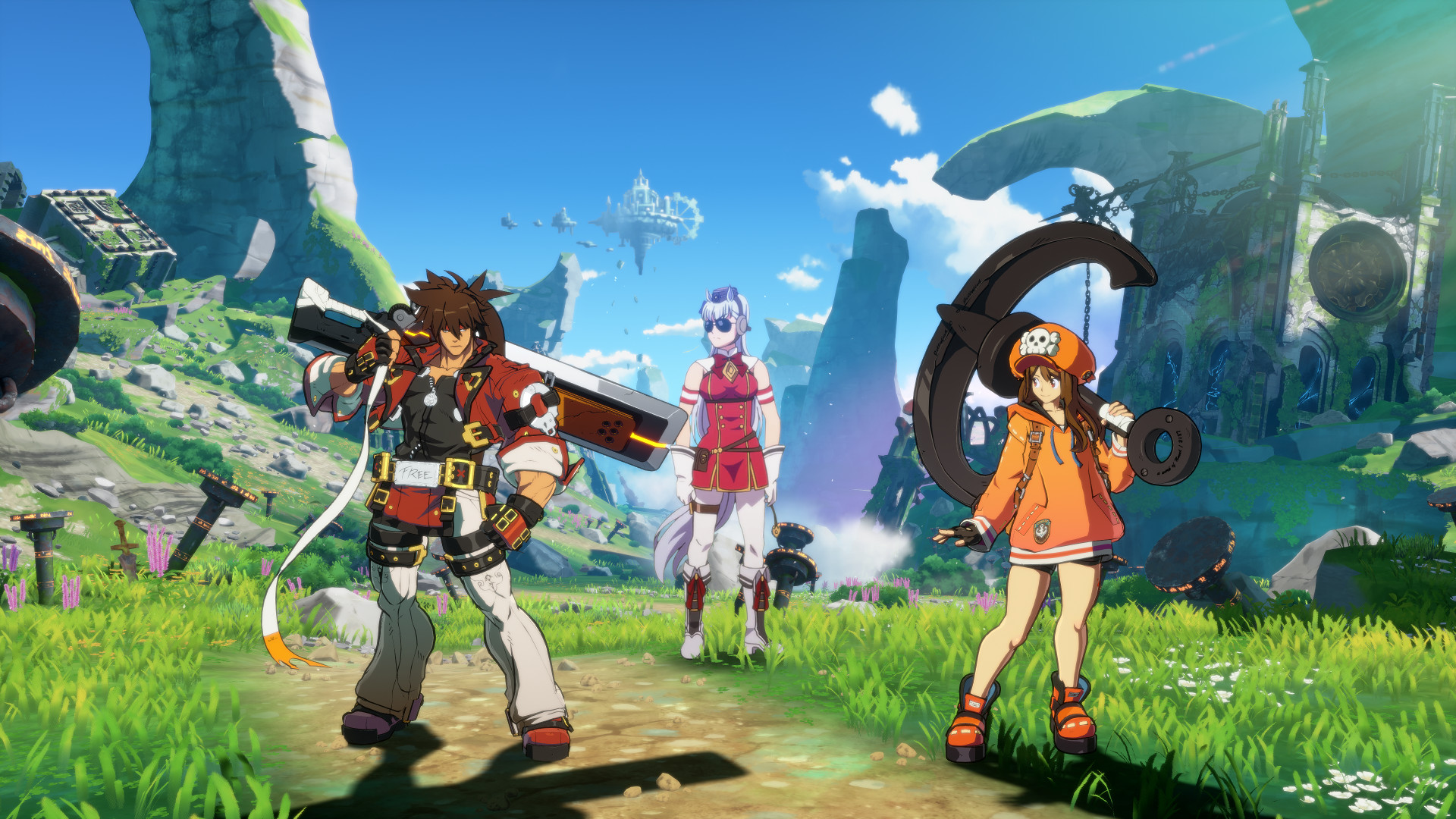 Gold Ship aura farming in the background Mod for GUILTY GEAR -STRIVE ...