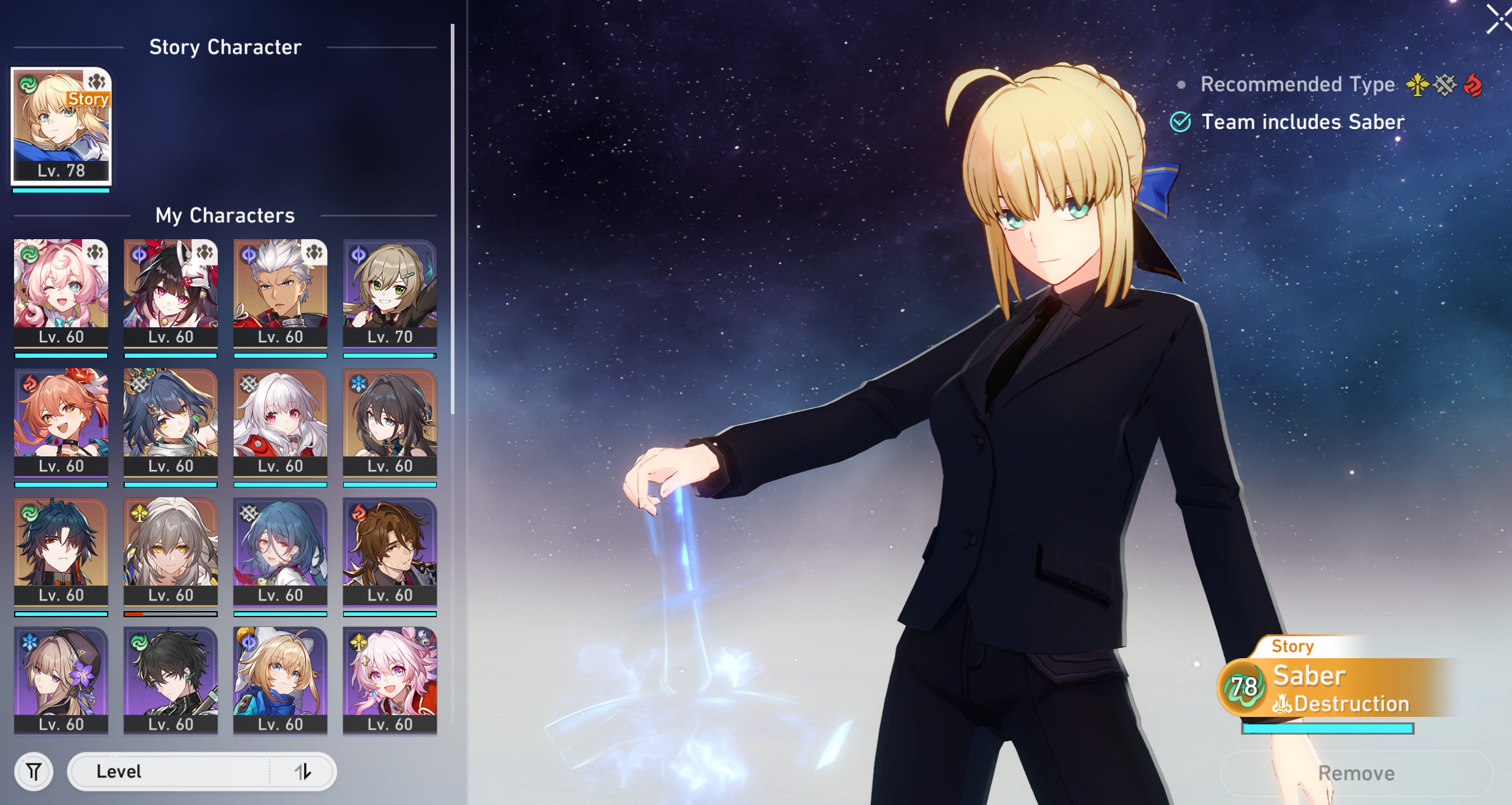 Saber - Fate Zero Suit Mod for Honkai Star Rail | HSR Mods
