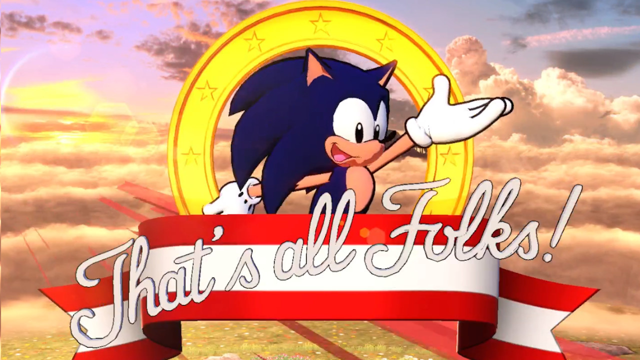 Looney Tunes inspired victory screen for Sonic Mod for Super Smash Bros ...