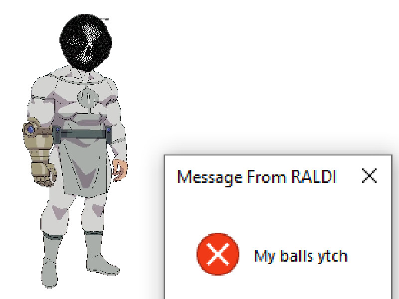 RALD_0S (BALD_0S after a stroke) Mod for Baldi's Basics | Baldi Mods