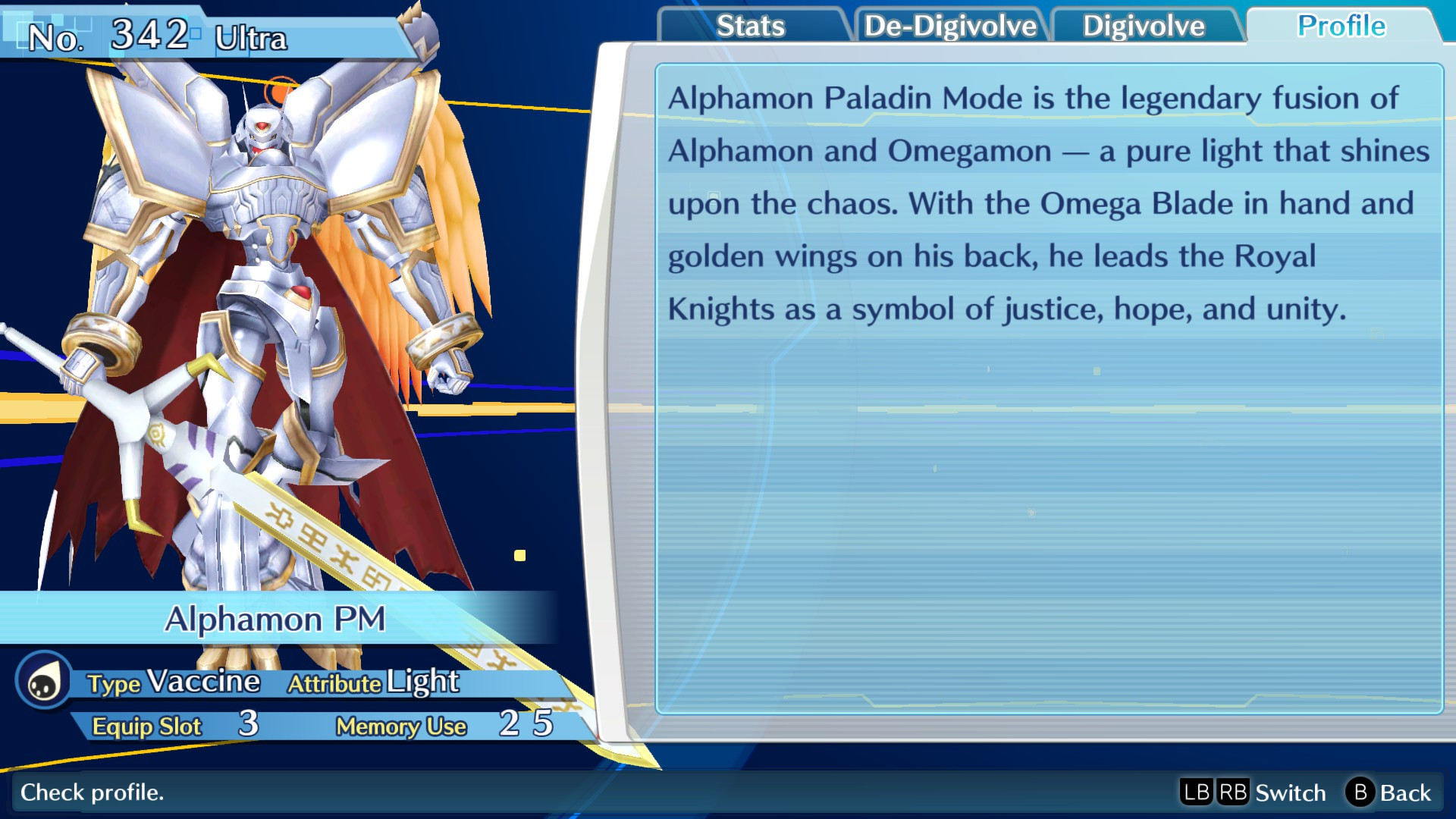 Alphamon Paladin Mode Mod for Digimon Story Cyber Sleuth: Complete ...