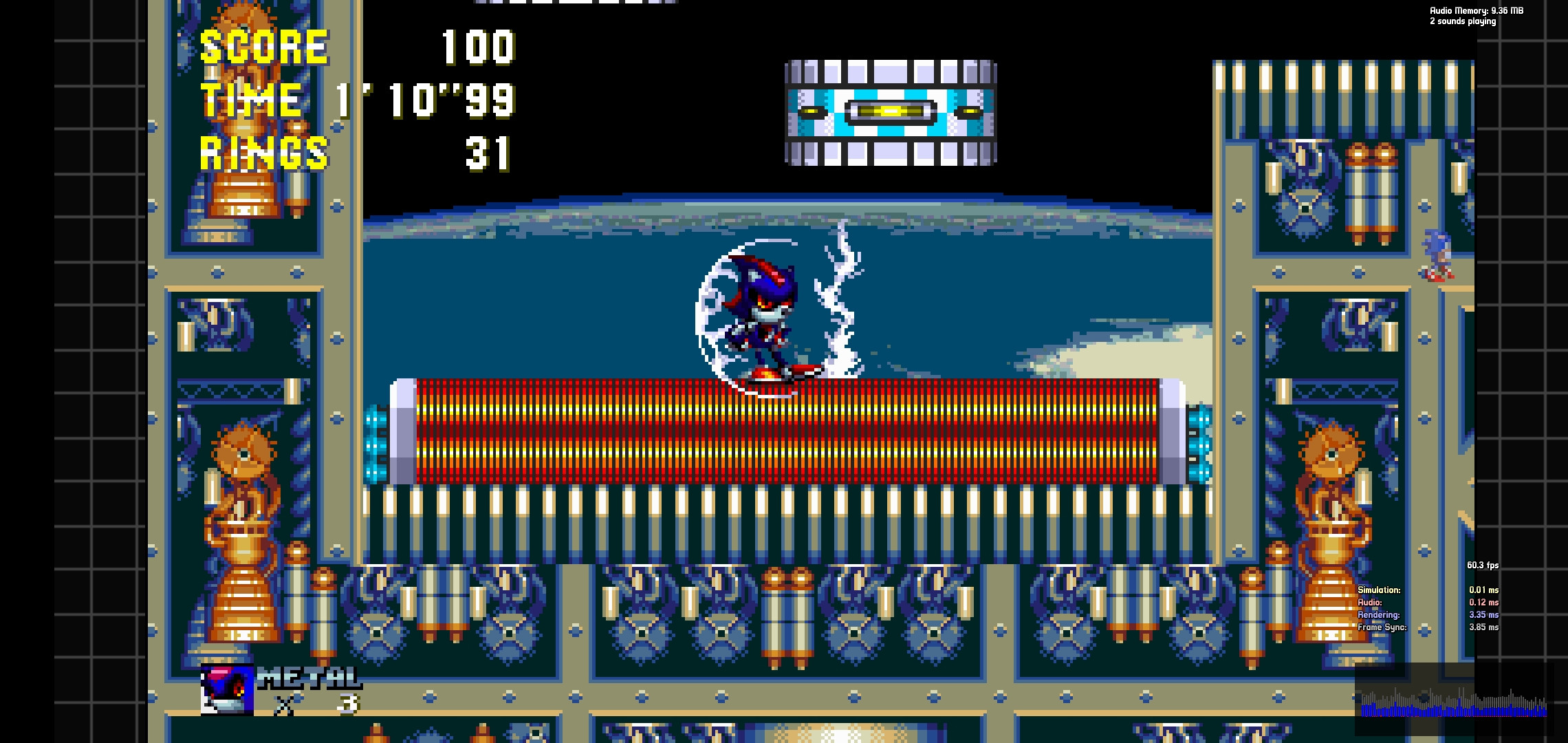 Extra Slot Metal Exetior Mod for Sonic 3 A.I.R. | S3AIR Mods