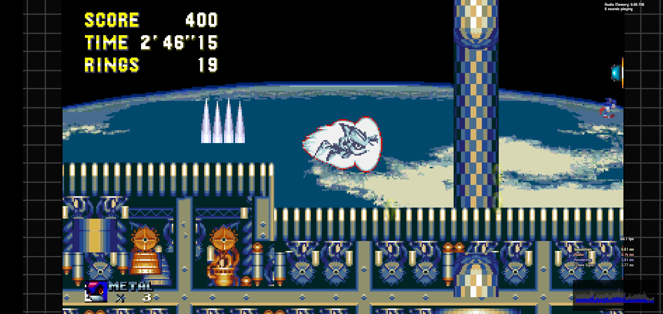 Extra Slot Metal Exetior Mod for Sonic 3 A.I.R. | S3AIR Mods