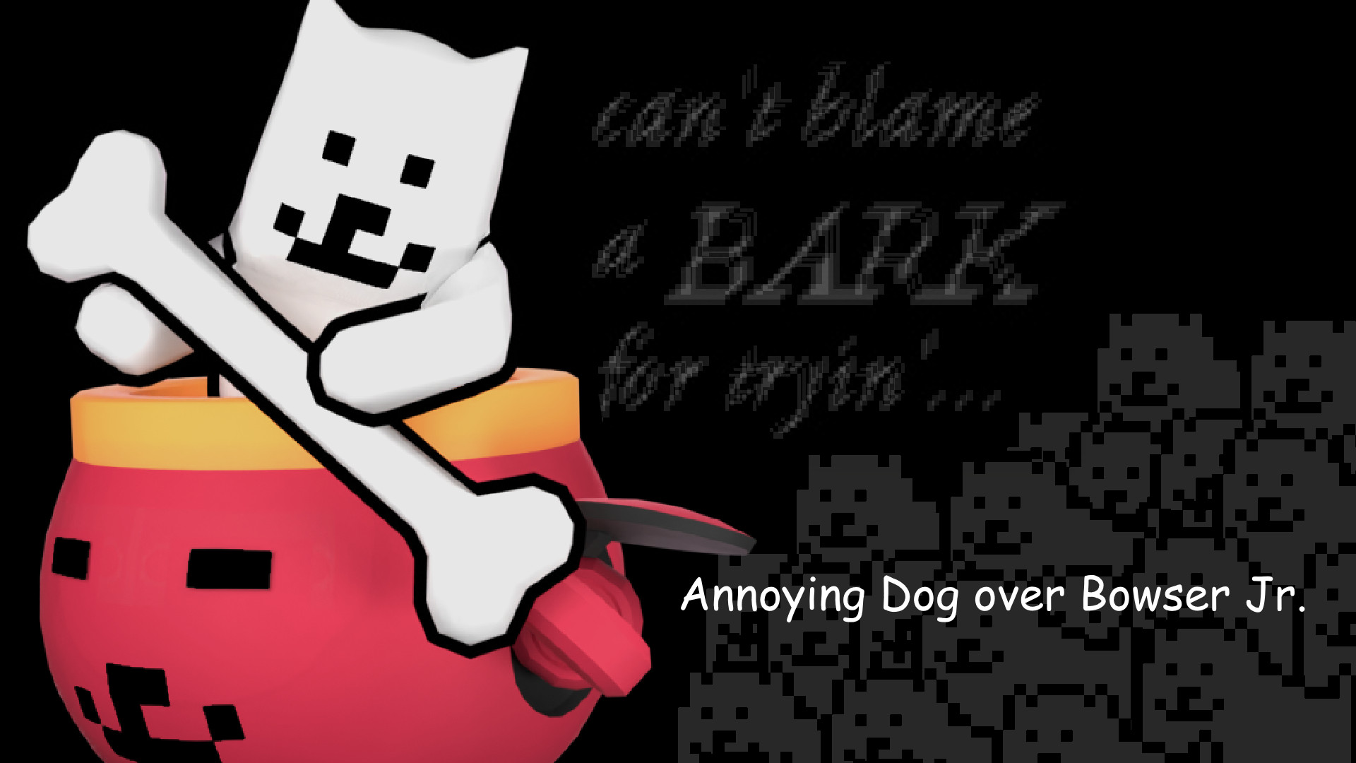 Annoying Dog over Bowser Jr. (Lemmy) Mod for Super Smash Bros. Ultimate ...