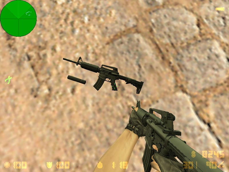 Twinke Masta's HD M4A1 on CZ Hands & Valve's anims Mod for Counter ...