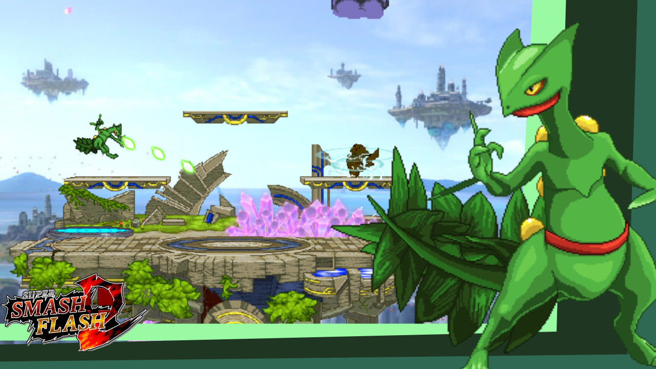 Sceptile(Pokemon)[v0.9B/SSF2] Mod for Super Smash Flash 2 | SSF2 Mods