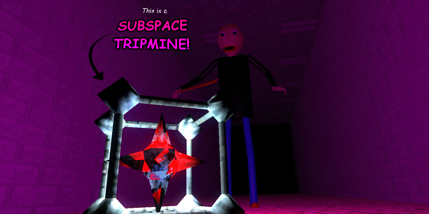 (0.12.x) Subspace Tripmine Mod for Baldi's Basics | Baldi Mods