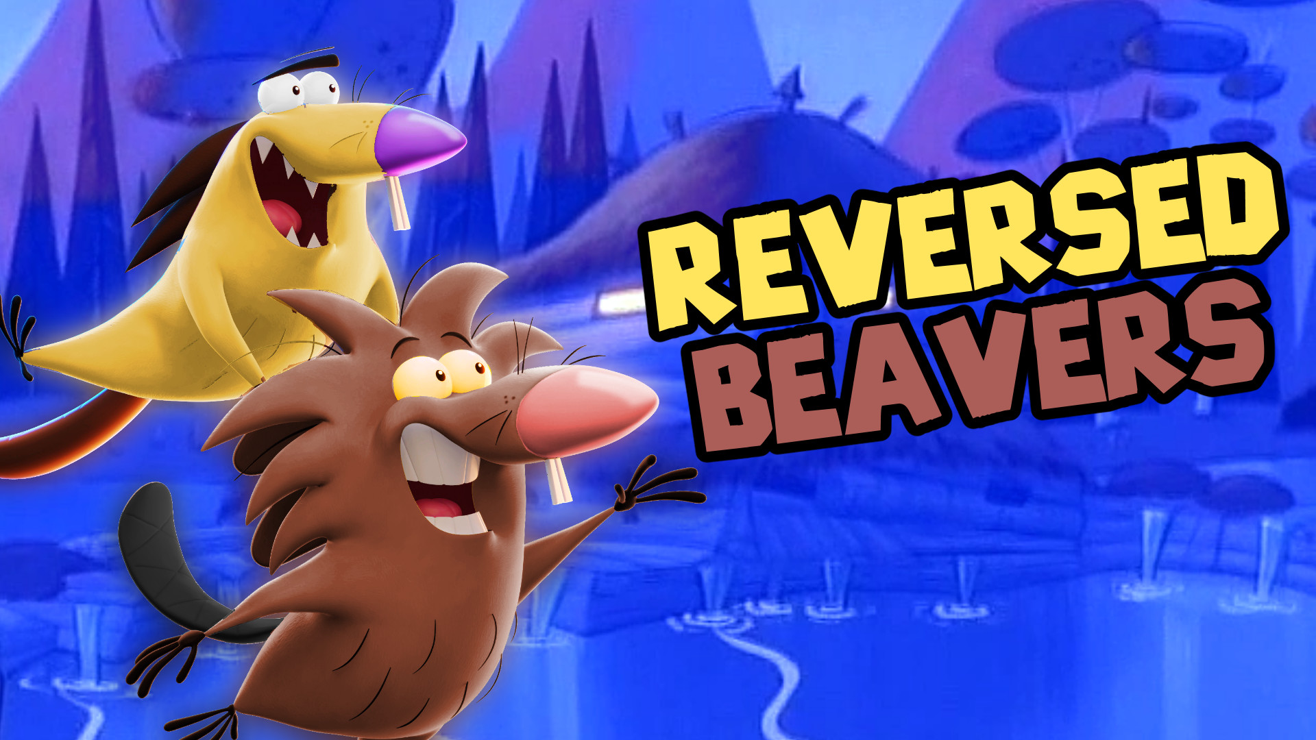 Reversed Beavers Mod for Nickelodeon All-Star Brawl 2 | NASB2 Mods