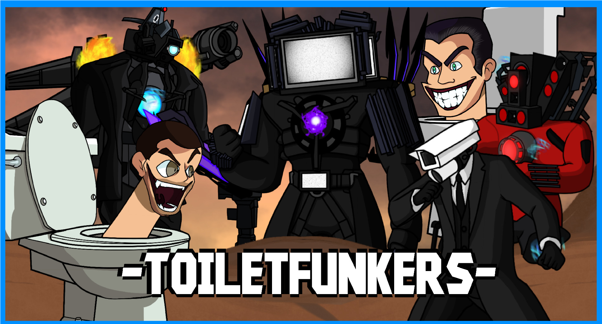 TOILETFUNKERS (Skibidi Toilet Mod) Mod for Friday Night Funkin' | FNF Mods
