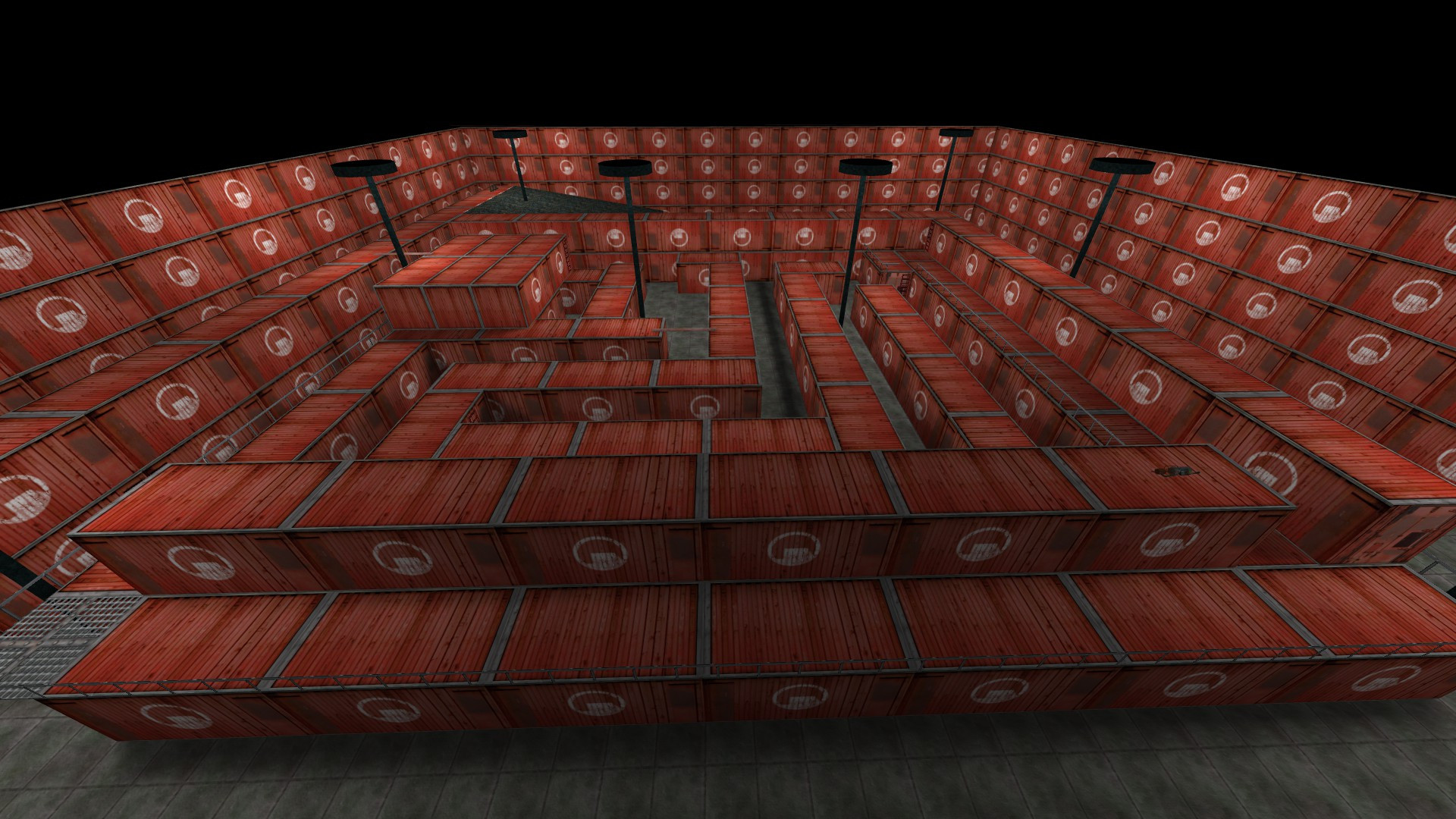 Conatiner Maze Mod for Half-Life | HL Mods