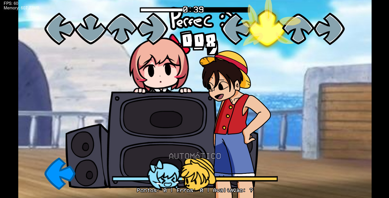 Playable Monkey D. Luffy Mod for Friday Night Funkin' | FNF Mods