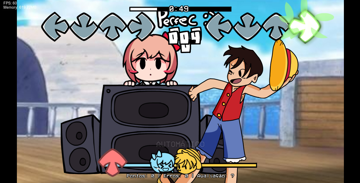 Playable Monkey D. Luffy Mod for Friday Night Funkin' | FNF Mods