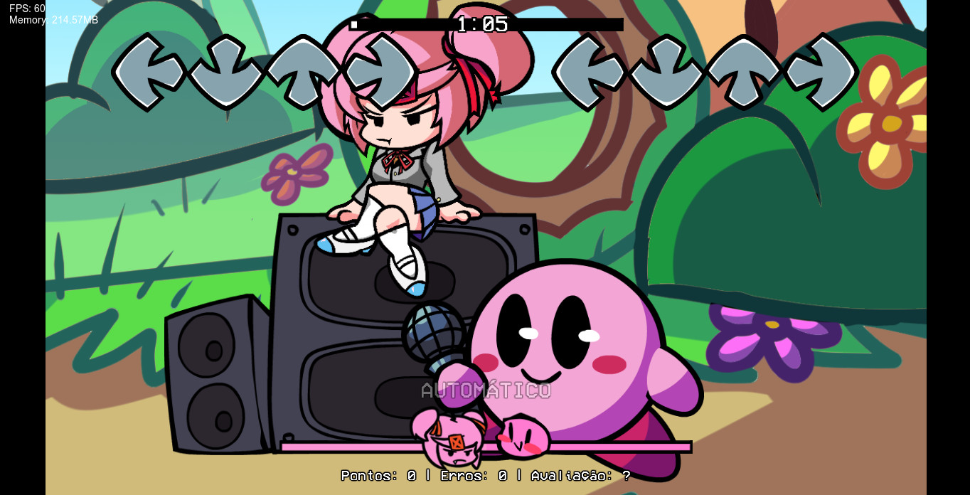 Playable Anime Kirby Mod for Friday Night Funkin' | FNF Mods