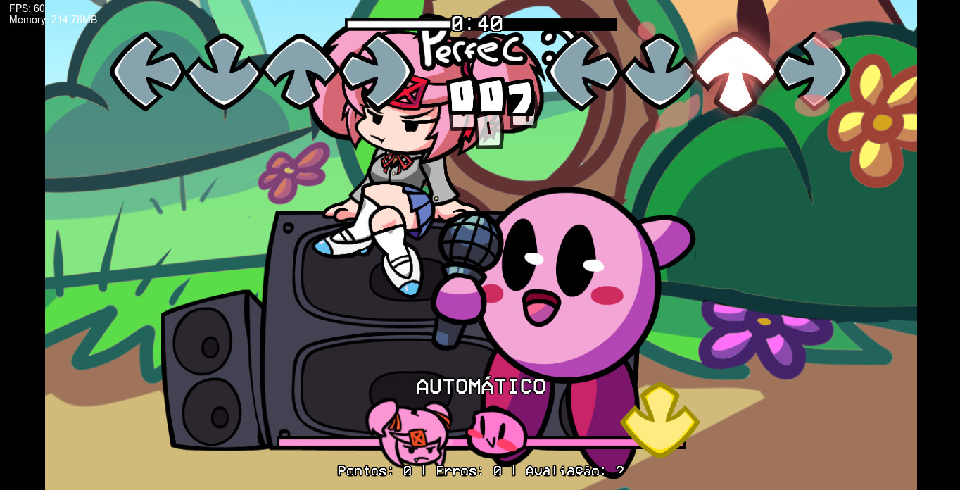 Playable Anime Kirby Mod for Friday Night Funkin' | FNF Mods