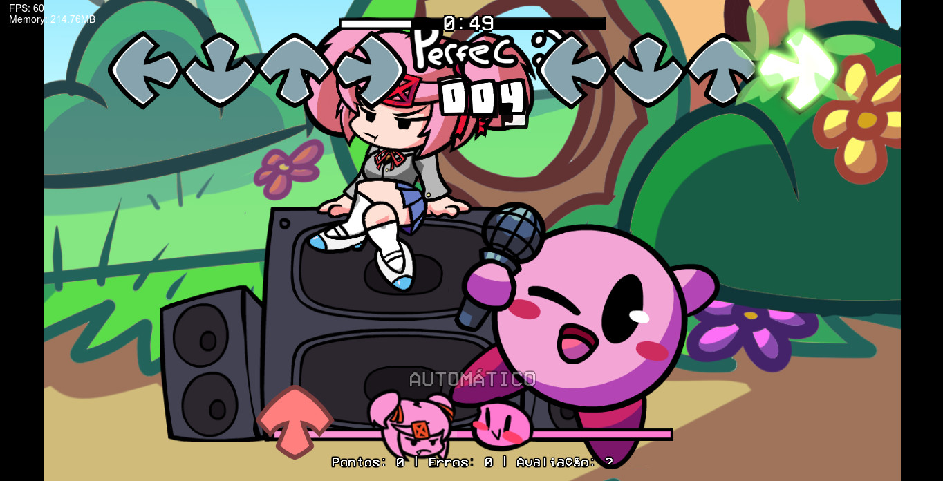 Playable Anime Kirby Mod for Friday Night Funkin' | FNF Mods