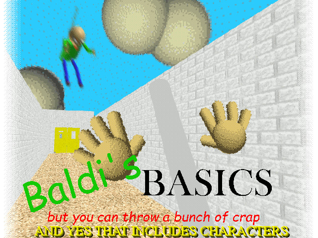 Baldi's Basics But You Can Throw Things Mod for Baldi's Basics | Baldi Mods