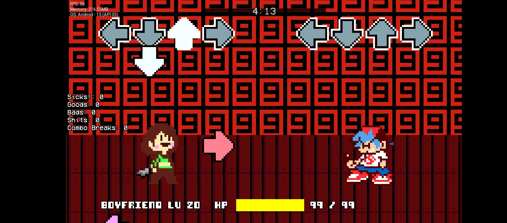 Chara vs BF Knife Fight (MOBILE PORT) Mod for Friday Night Funkin ...