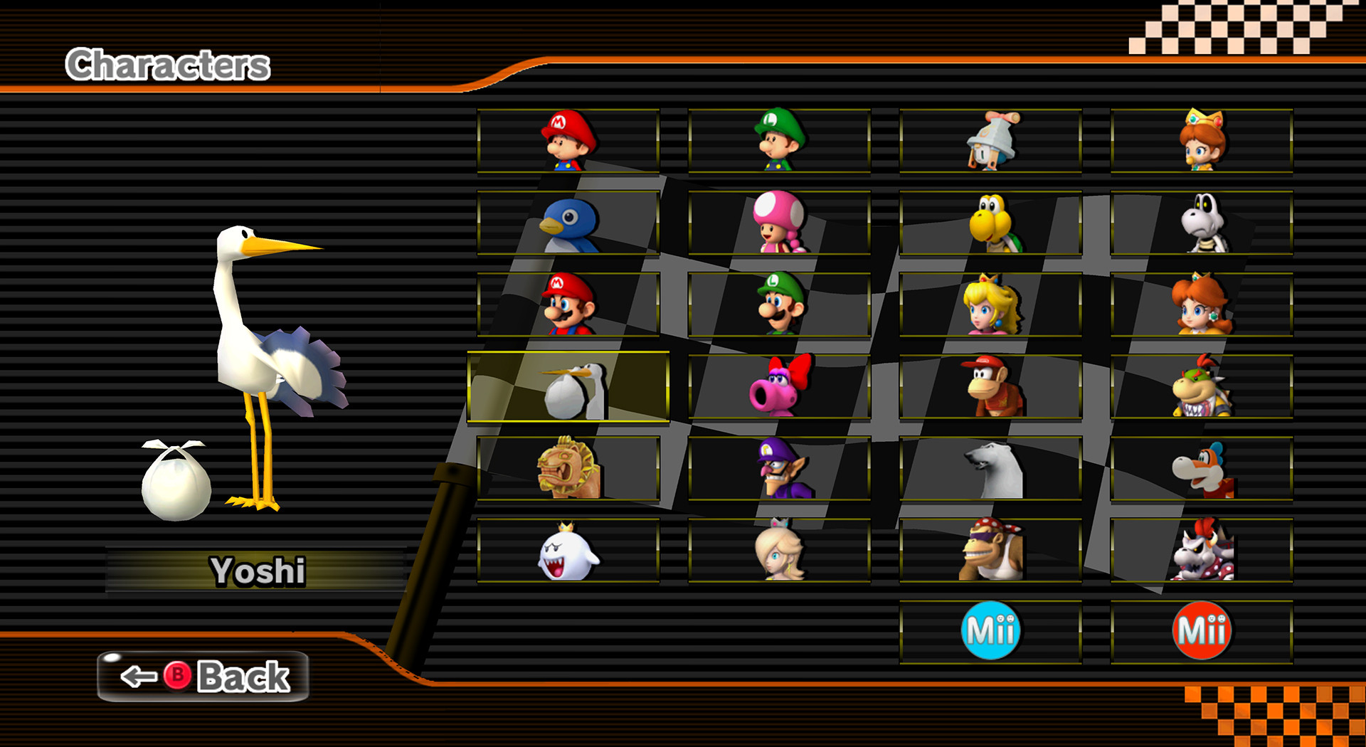 Stork (W/ Custom Animations) Mod for Mario Kart Wii | MKWii Mods