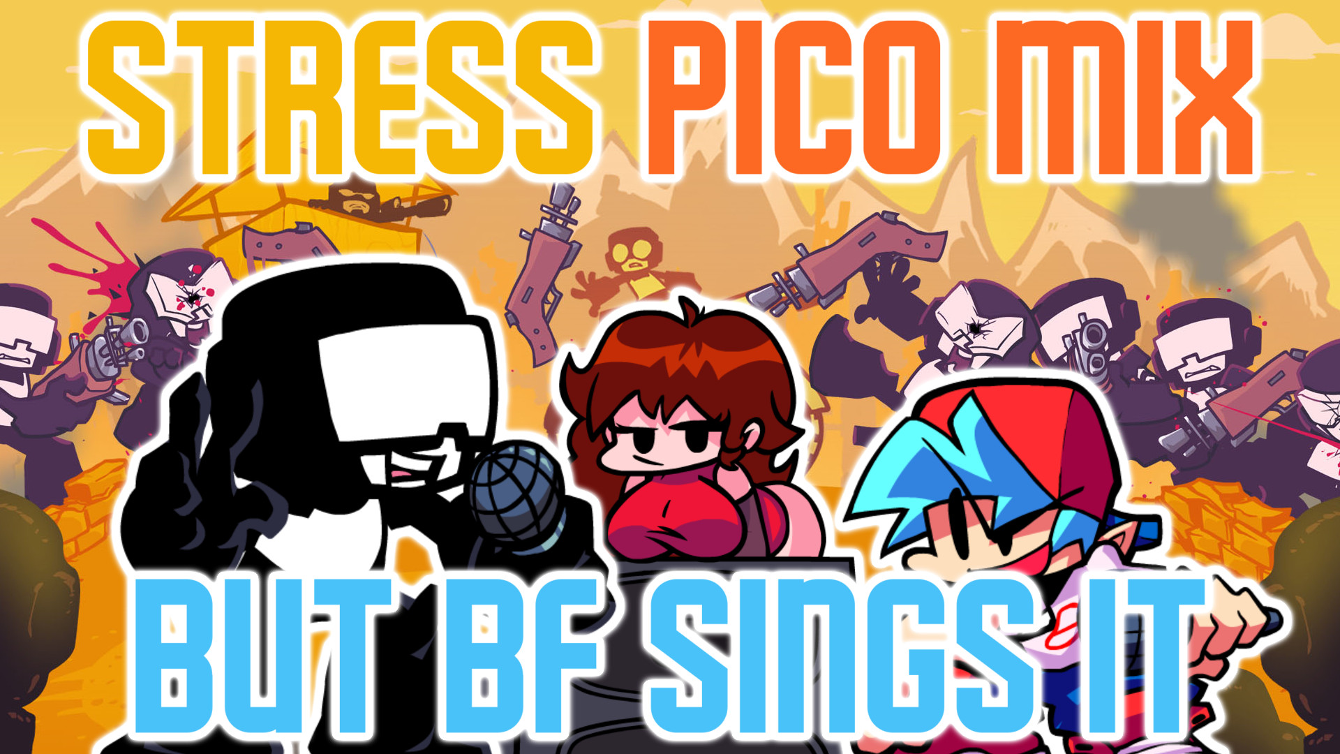 Stress (Pico Mix) But BF Sings It (+FLP) Mod for Friday Night Funkin ...