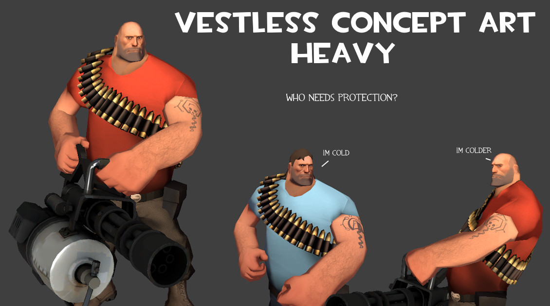 Early Concept Art Heavy Mod for Pre-Fortress 2 | PF2 Mods