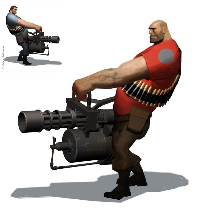 Early Concept Art Heavy Mod for Pre-Fortress 2 | PF2 Mods