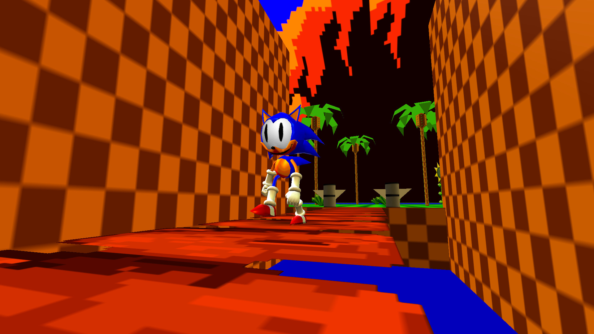 Rewrite Green Hill Mod for Sonic World DX | SWDX Mods