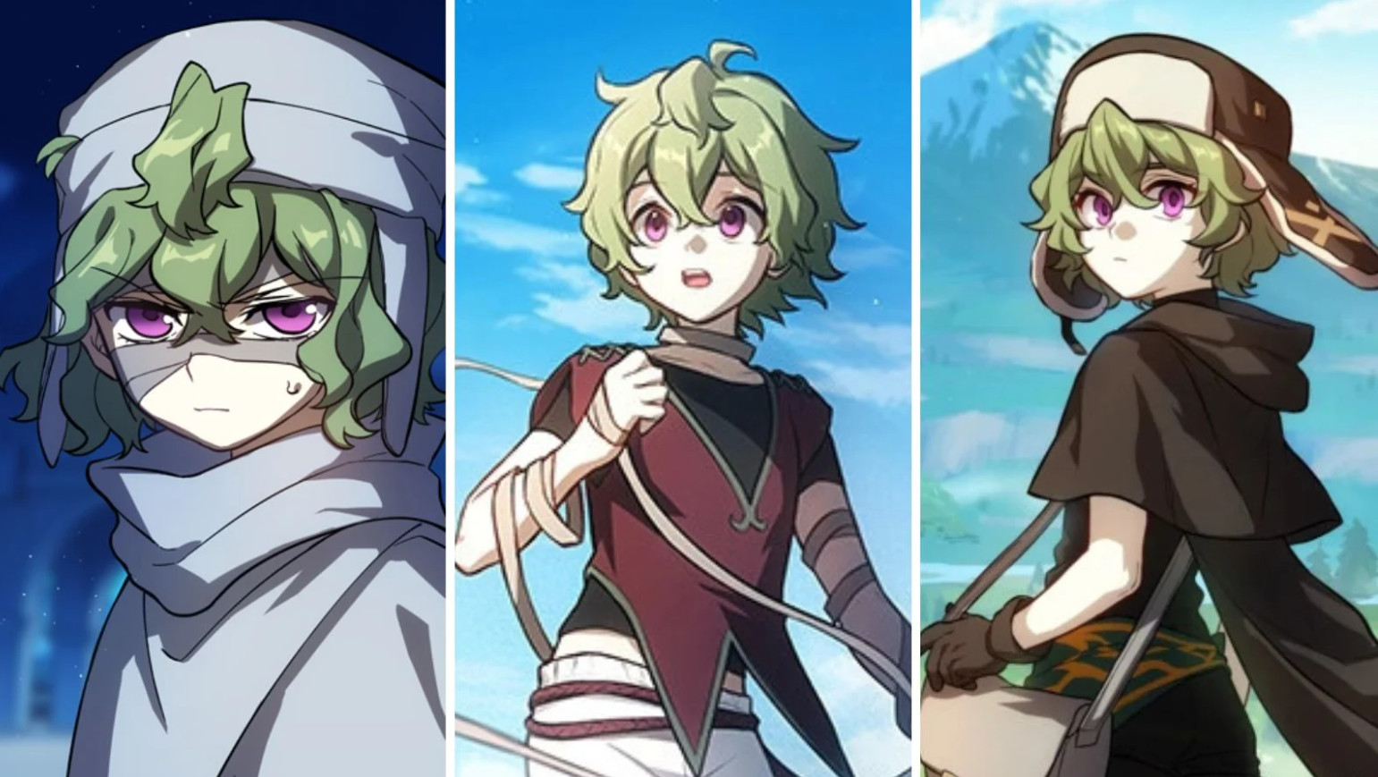 Manga Collei Outfits Mod for Genshin Impact | GI Mods