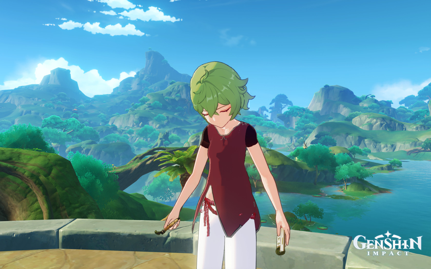 Manga Collei Outfits Mod for Genshin Impact | GI Mods