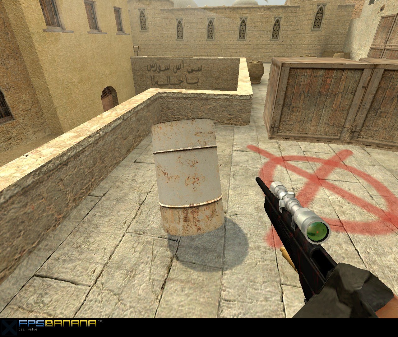 Red Tiger Scout w silver scope [Counter-Strike: Source] [Mods]