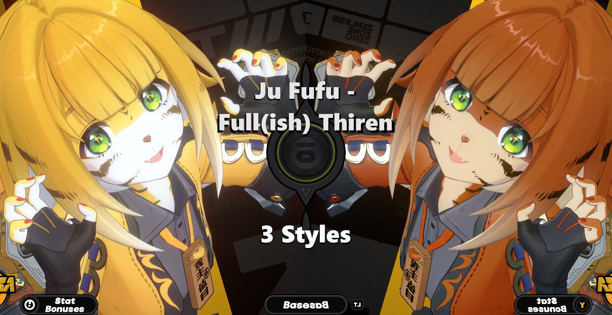 JuFufu Full~ish Thiren | Texture Only + Tiger Fixd Mod for Zenless Zone Zero | ZZZ Mods