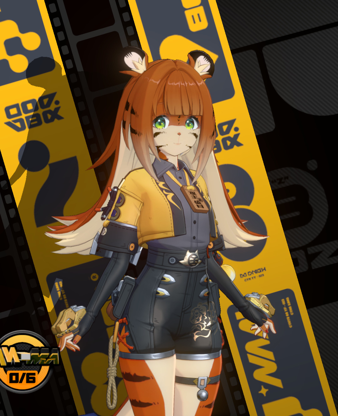 JuFufu Full~ish Thiren | Texture Only + Tiger Fixd Mod for Zenless Zone Zero | ZZZ Mods