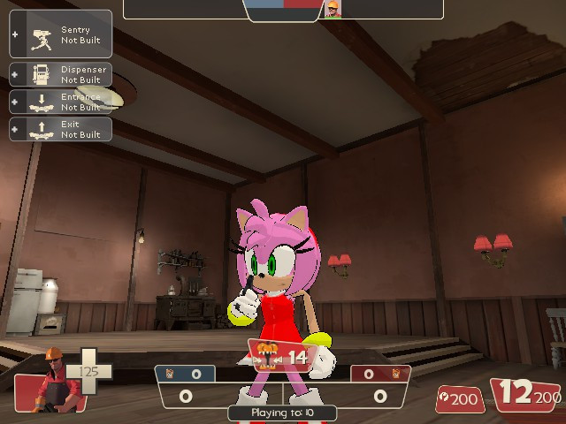 Amy Rose Mod for Team Fortress 2 | TF2 Mods