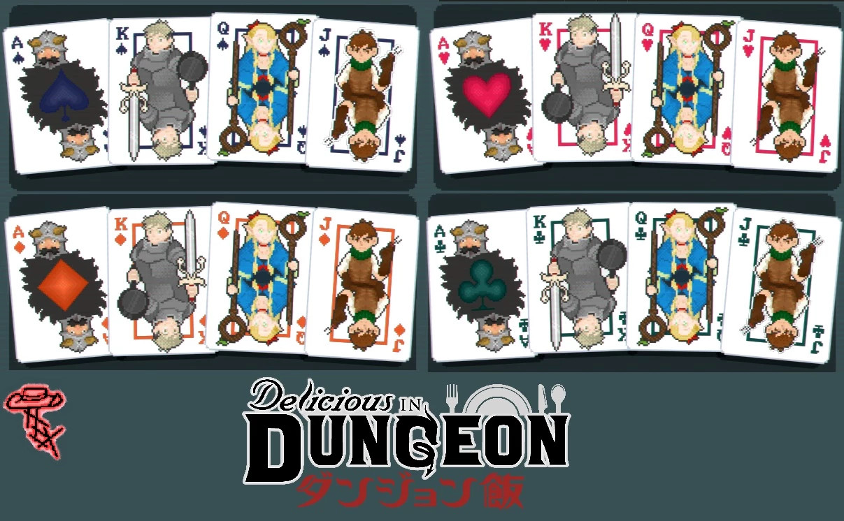Delicious in Dungeon Meshi Face and Ace Cards Mod for Balatro | Balatro ...
