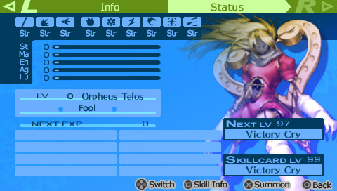 Female Orpheus Telos Mod for Persona 3 Portable (PSP) | P3P PSP Mods