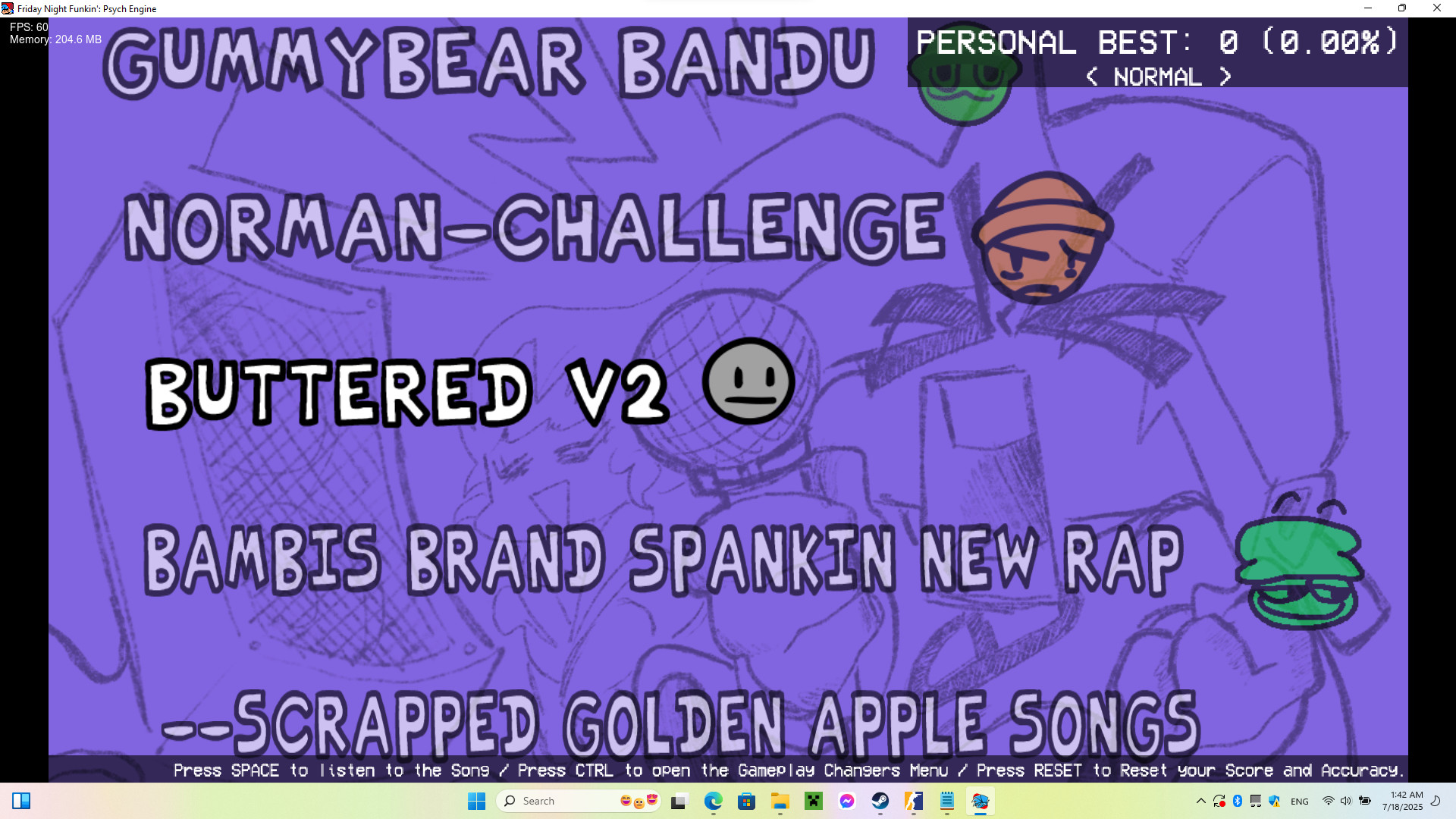 FNF: Dave and Bambi: Uhmm this is my folder buddy Mod for Friday Night ...