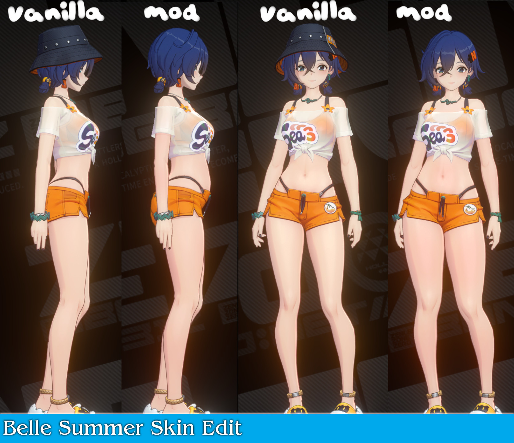 Belle Summer Skin Edit Mod for Zenless Zone Zero | ZZZ Mods