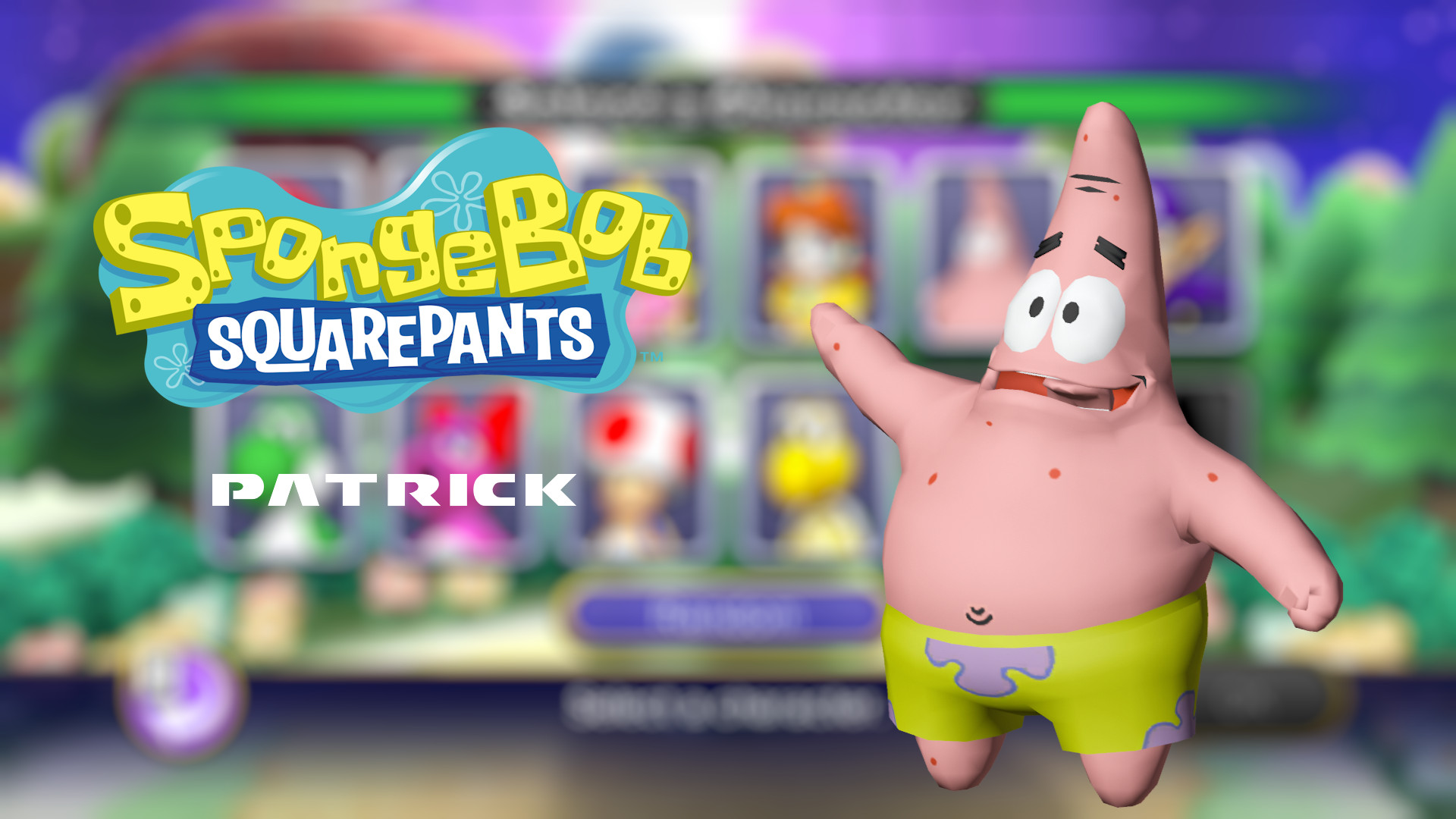 Patrick Star Mod for Mario Party 9 | MP9 Mods