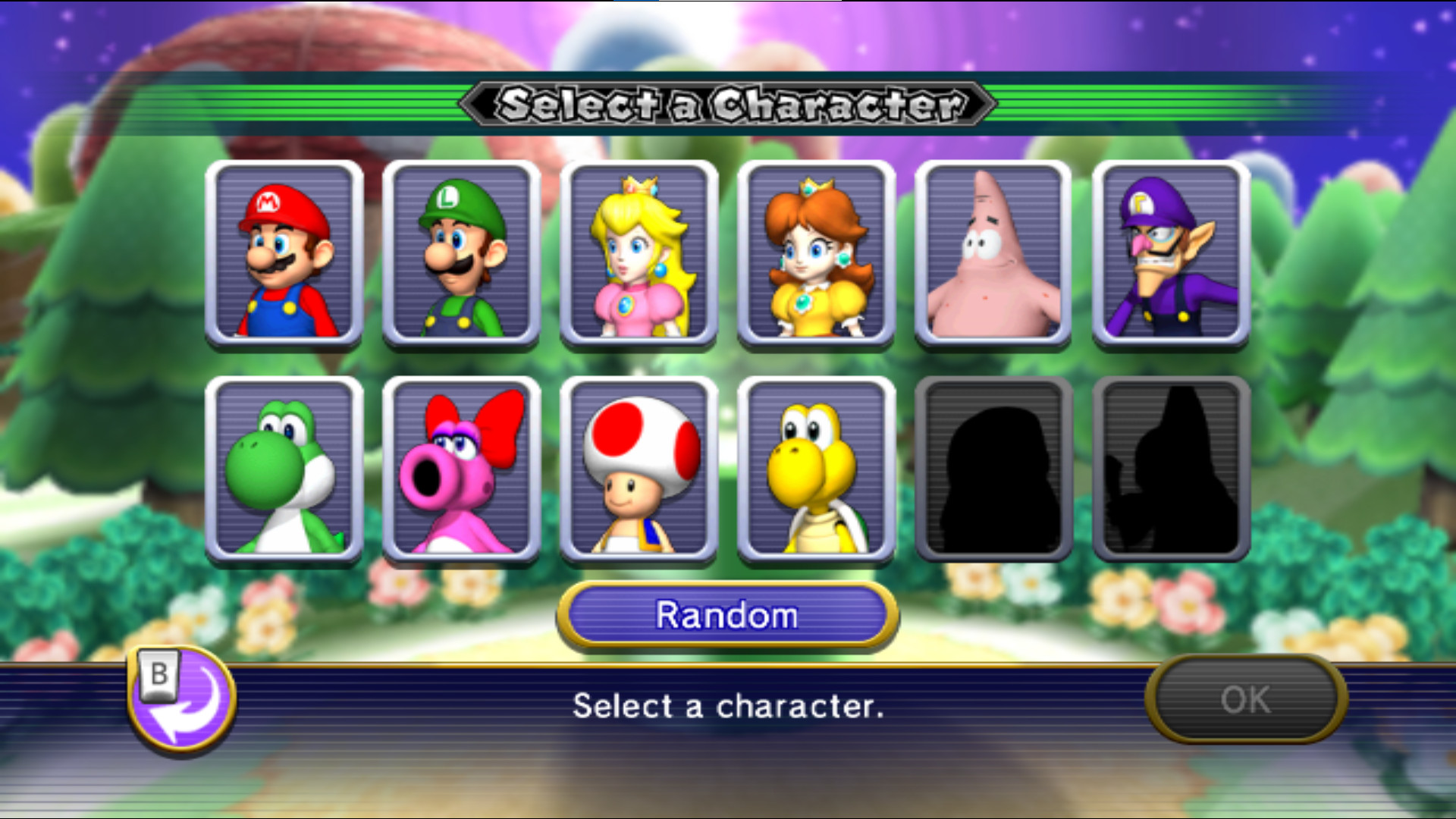 Patrick Star Mod for Mario Party 9 | MP9 Mods