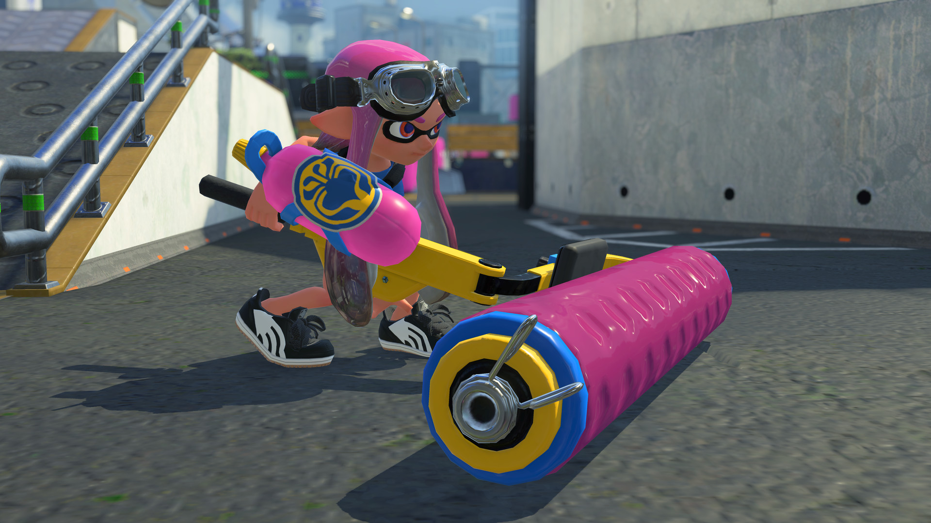 Classic Color Krak-On Splat Roller Mod for Splatoon 3 | Splatoon 3 Mods