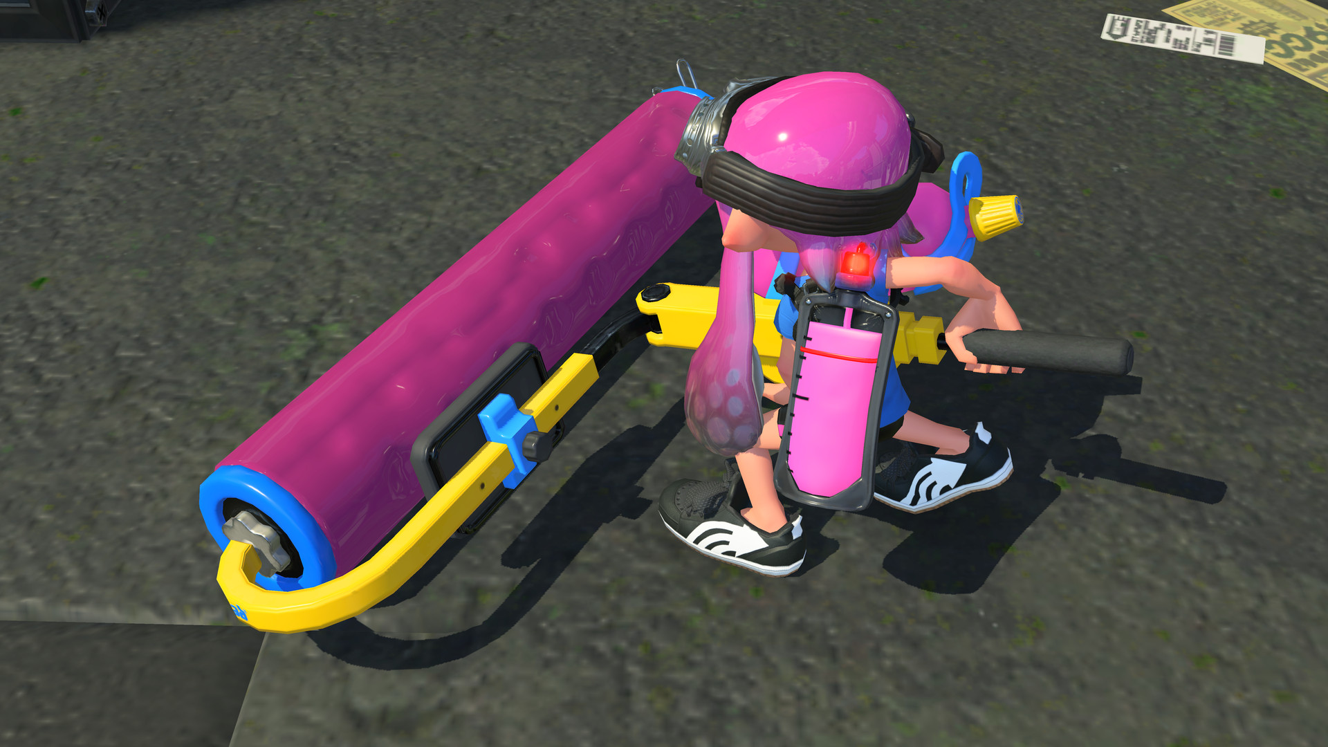 Classic Color Krak-On Splat Roller Mod for Splatoon 3 | Splatoon 3 Mods