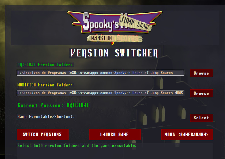 [STEAM]Spooky's Jumpscare Mansion Mod Ver Switcher Mod for Spooky's Jump Scare Mansion | Spooky Mods