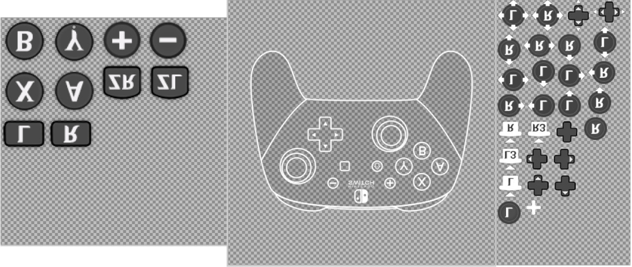 Nintendo Switch Pro Controller Button UI for 6.2 Mod for Genshin Impact ...