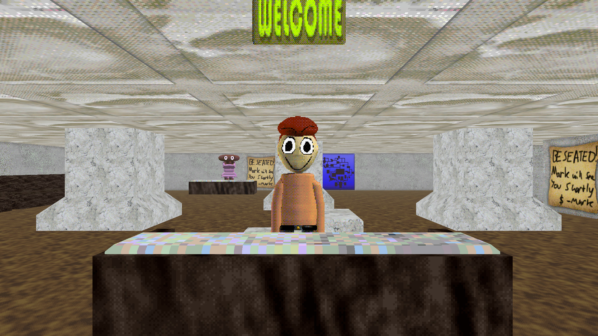 Meet Mark Mc. Marketing: Shady Business Mod for Baldi's Basics | Baldi Mods