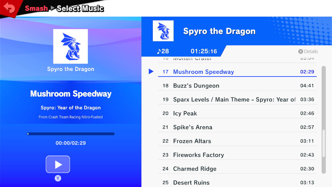 Spyro the Dragon Music Pack Mod for Super Smash Bros. Ultimate | SSBU Mods