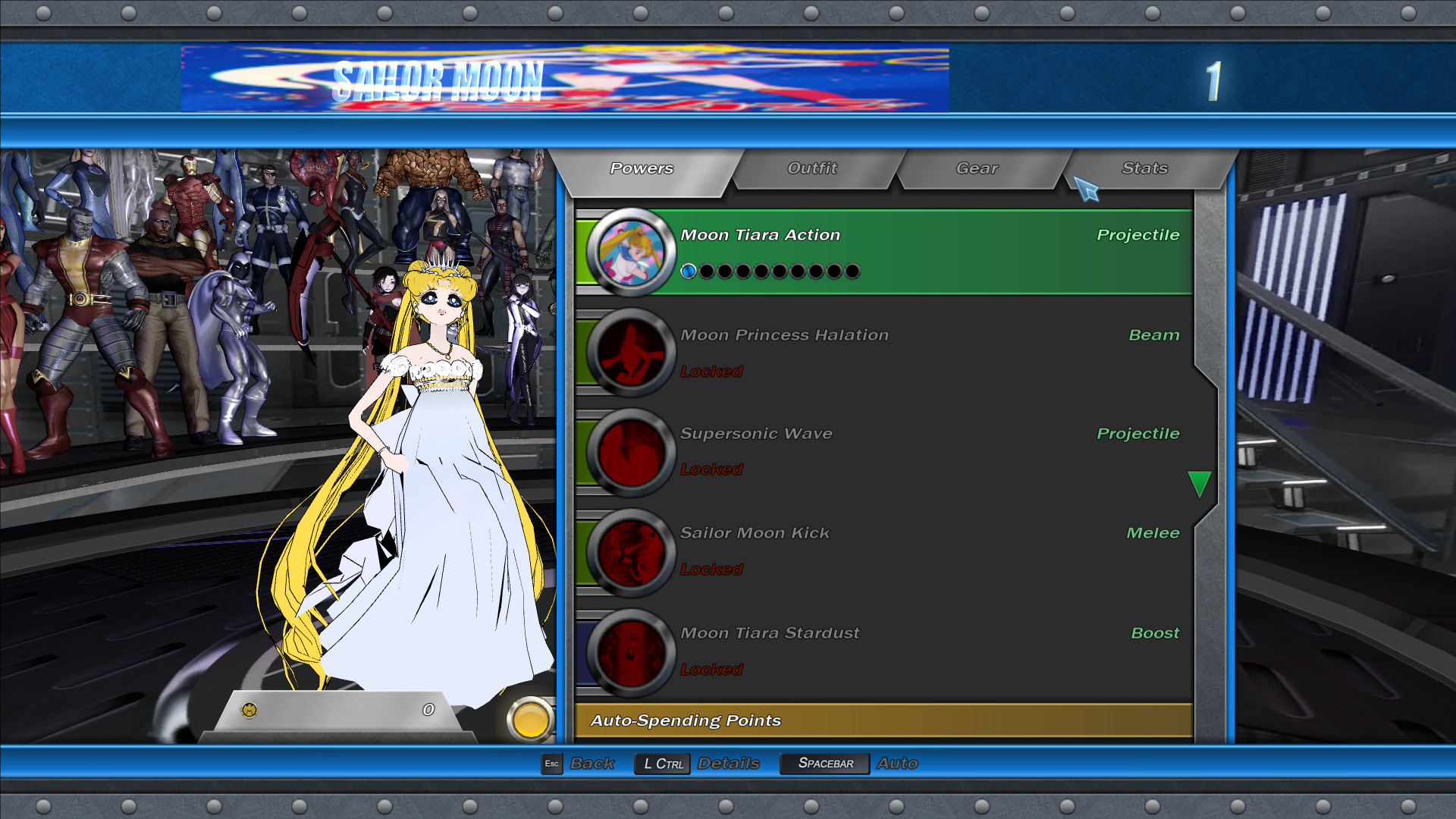 Princess Serenity - Sailor Moon Mod for Marvel: Ultimate Alliance | MUA ...