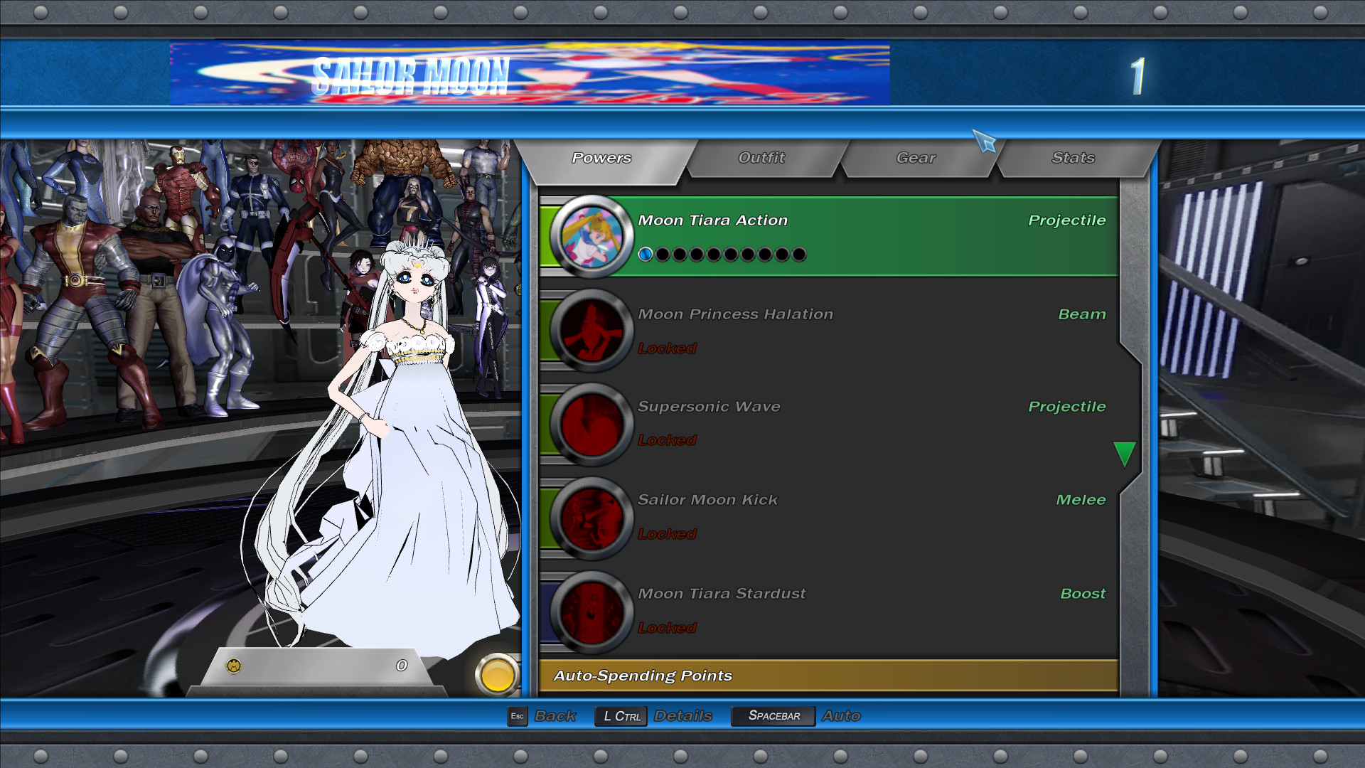 Princess Serenity - Sailor Moon Mod for Marvel: Ultimate Alliance | MUA ...